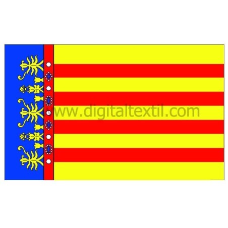 BANDERA DE LA COMUNIDAD VALENCIANA -EXTERIOR